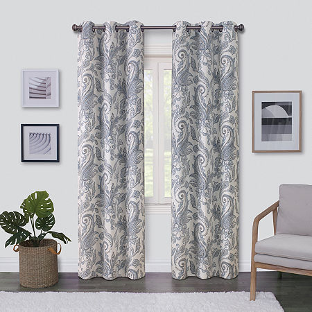 Click here for Regal Home Surfaces Paisley Grommet Top Light-Filt... prices