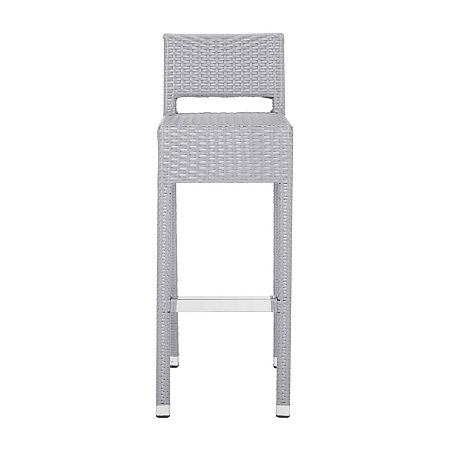 Click here for Landry Patio Collection Bar Stool  One Size  Gray prices