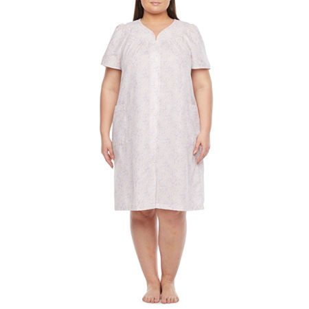 Click here for Lissome Womens Plus Short Sleeve Knee Length Robe... prices