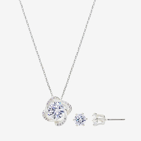 Click here for Sparkle Allure Womens Cubic Zirconia Pure Silver O... prices