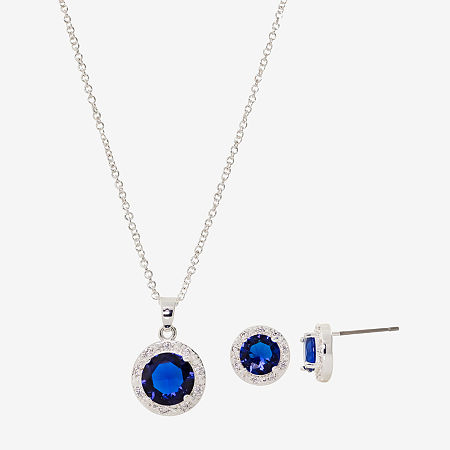 Click here for Sparkle Allure Womens Blue Cubic Zirconia Pure Sil... prices