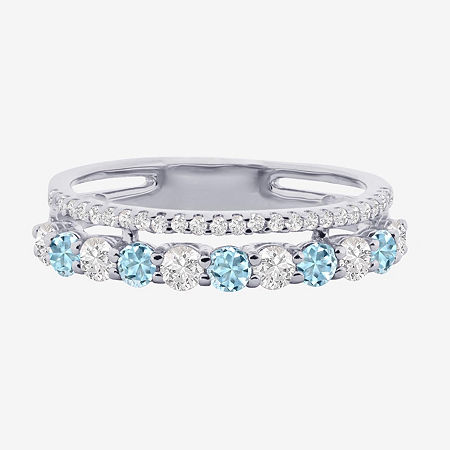 Click here for Womens Lab Created Gemstone 14K Gold Over Silver S... prices