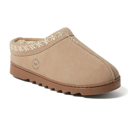 Click here for Dearfoams Doreen Genuin Suede Embroidery Womens Me... prices