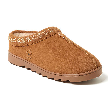 Click here for Dearfoams Doreen Genuin Suede Embroidery Womens Me... prices