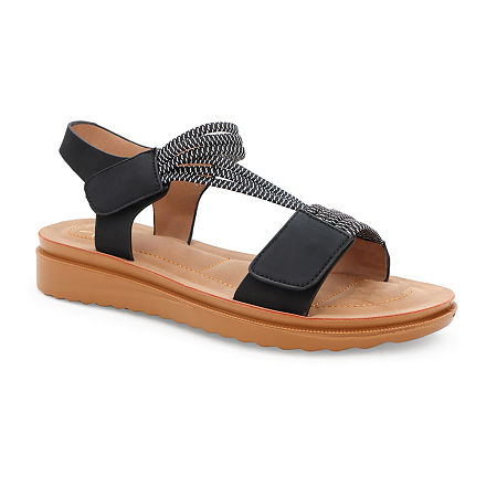 Click here for Yoki Carlota Womens Adjustable Strap Footbed Sanda... prices