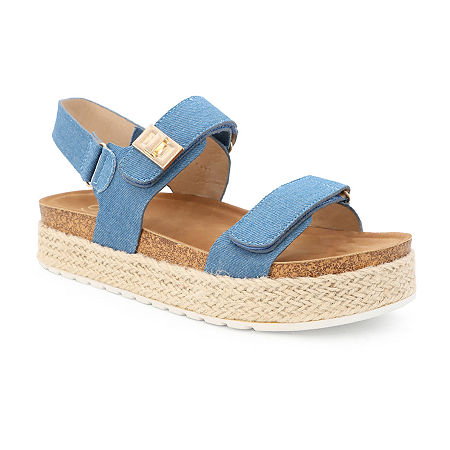 Click here for Yoki Womens Chiara-20 Strap Sandals  8 Medium  Blu... prices