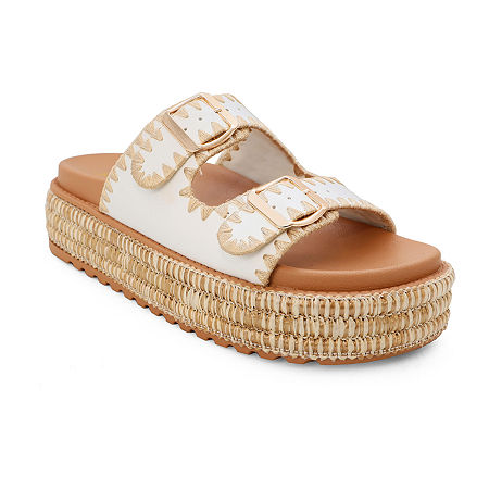Click here for Yoki Womens Cosette Strap Sandals  8 Medium  White prices