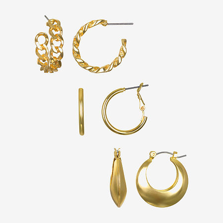 Click here for Bijoux Bar Delicates Womens 3 Pair Earring Set  On... prices