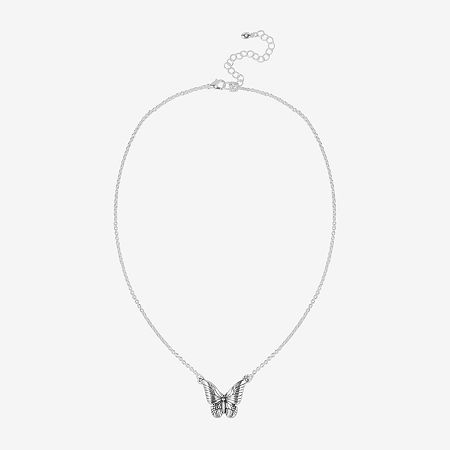 Click here for Bijoux Bar Delicates Silver Tone Womens Butterfly... prices
