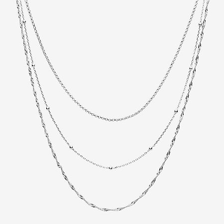 Click here for 16/18/20 Inch Womens Pure Silver Over Brass Hypoal... prices