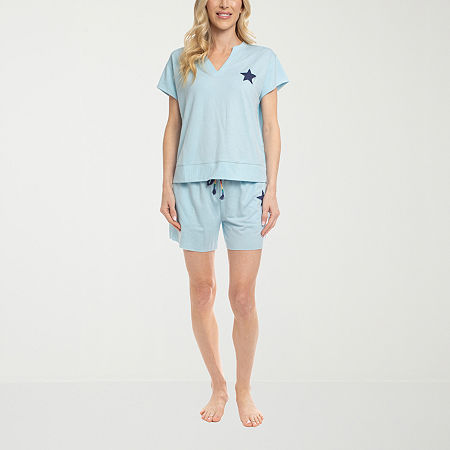 Click here for Ocean Pacific Womens Short Sleeve 2-pc. Pajama Set... prices