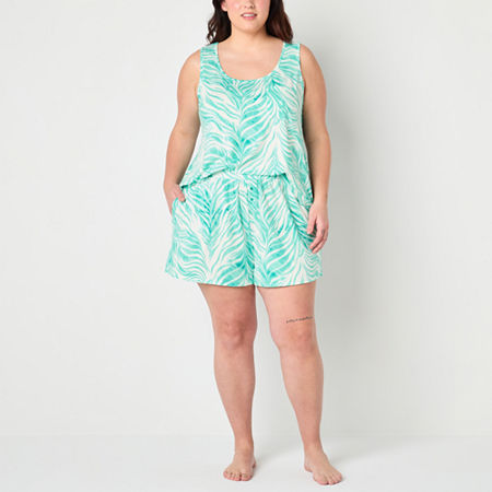 Click here for Ambrielle Womens Rib Sleeveless 2-pc. Plus Pajama... prices