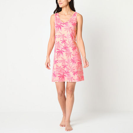 Click here for Ambrielle Womens Rib V Neck Sleeveless Nightshirt... prices