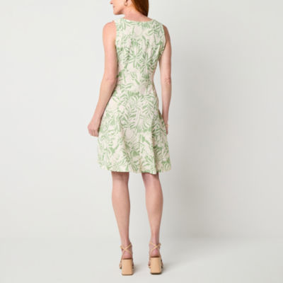 Perceptions Womens Jacket Dress, Color: Tan Olive - JCPenney