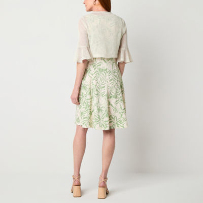 Perceptions Womens Jacket Dress, Color: Tan Olive - JCPenney