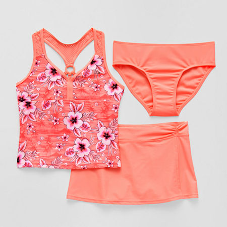 Click here for ZeroXposur Big Girls Floral 3pc Tankini Set  Small... prices