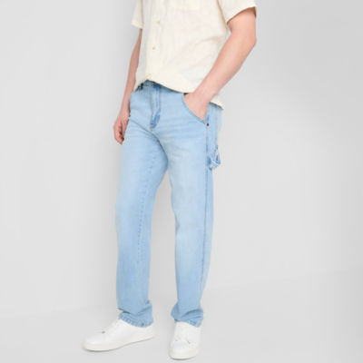 mutual weave Mens Relaxed Fit Jean, Color: Lt Indigo Wash - JCPenney