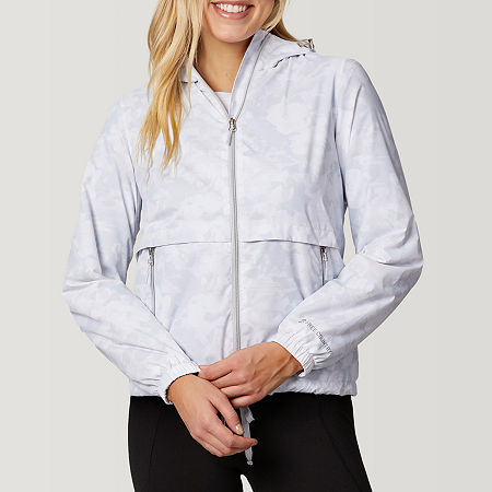 Free Country Womens Outland Windshear Jacket - Silver chip floral bliss