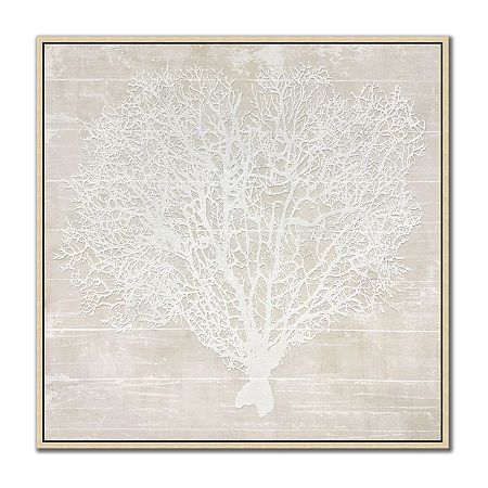 Click here for Streamline Art Coral Heart I Framed Canvas Art  On... prices