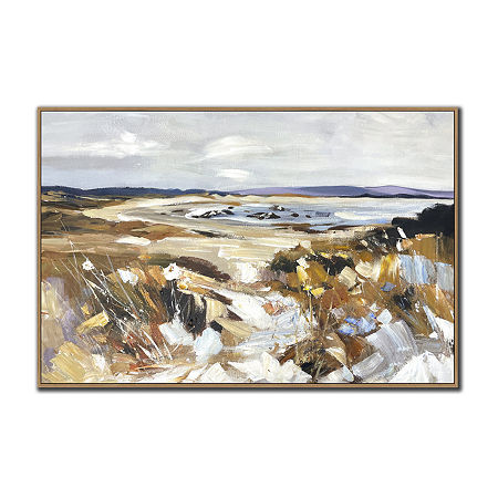 Click here for Streamline Art Windswept Shoreline Framed Canvas A... prices