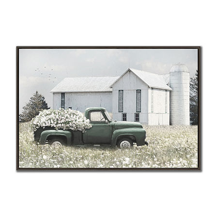 Click here for Streamline Art Flowers On The Farm Framed Canvas A... prices