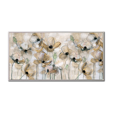 Click here for Streamline Art Field Of Poppies Framed Canvas Art... prices