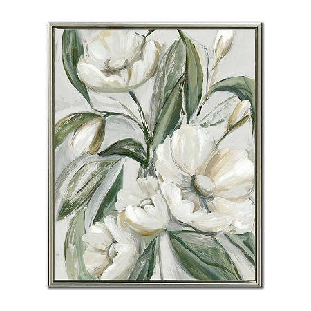 Click here for Streamline Art Pearly Petals I Framed Canvas Art... prices