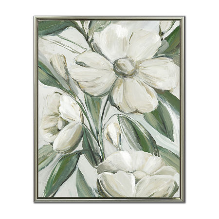 Click here for Streamline Art Pearly Petals Ii Framed Canvas Art... prices