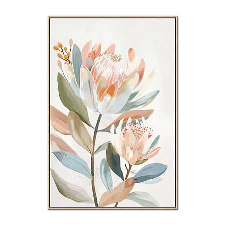 Click here for Streamline Art Pastel Proteas I Framed Canvas Art... prices