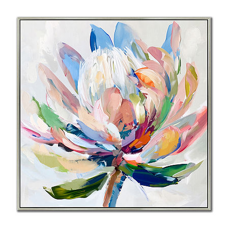 Click here for Streamline Art Vibrant Bloom Ii Framed Canvas Art... prices