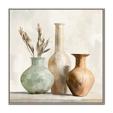 Click here for Streamline Art Rustic Vessels I Framed Canvas Art... prices