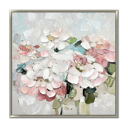 Click here for Streamline Art Blush Blooms Framed Canvas Art  One... prices