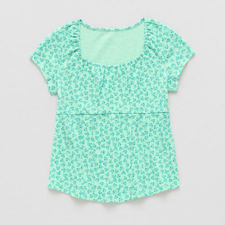Click here for Thereabouts Little & Big Kid Girls U Neck Short Sl... prices
