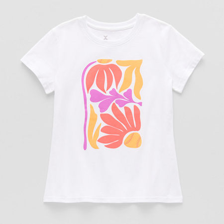 Click here for Xersion Little & Big Kid Girls Crew Neck Short Sle... prices