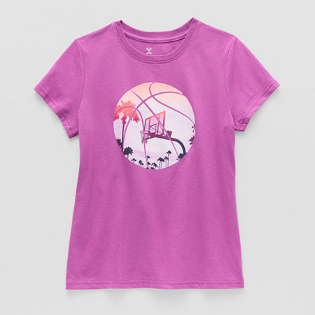Click here for Xersion Little & Big Kid Girls Crew Neck Short Sle... prices