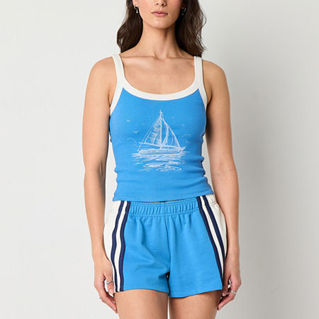 Click here for Arizona Womens Juniors Scoop Neck Tank Top  Small... prices