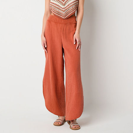 Click here for Arizona Womens Wide Leg Loose Fit Juniors Pull-On... prices