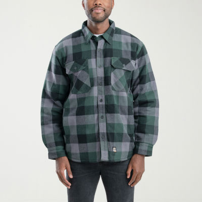Berne Timber Flannel Shirt Mens Midweight Work Jacket - JCPenney