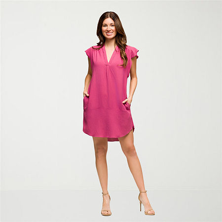 Click here for 24seven Comfort Apparel Womens V Neck Cap Sleeve K... prices