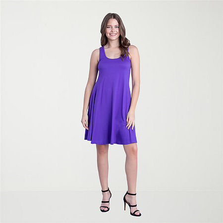 Click here for 24seven Comfort Apparel Womens Sleeveless Swing Dr... prices
