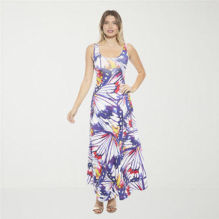 Click here for 24seven Comfort Apparel Womens Butterfly Scoop Nec... prices