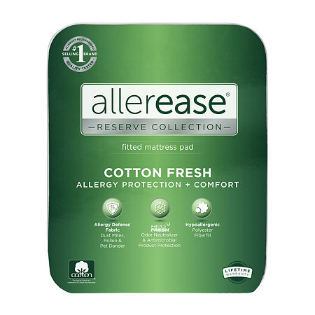 Click here for Allerease Cotton Fresh Mattress Pad  One Size  Whi... prices
