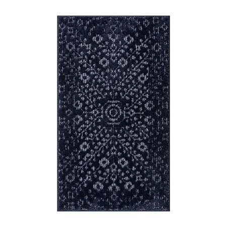 Click here for Maples Mono Navy Indoor Rectangular Accent Rug  On... prices