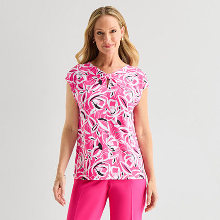 Click here for Black Label by Evan-Picone Womens Keyhole Neck Sho... prices