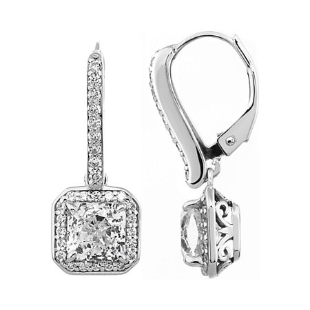 Click here for 100 Facets by DiamonArt Square Halo Cubic Zirconia... prices
