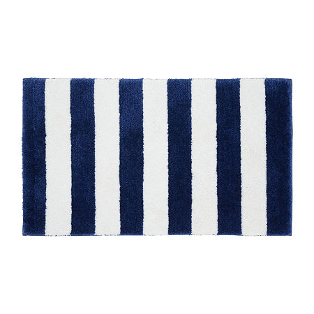 Click here for Garland Rug Beach Stripe Bath Rug  One Size  Blue prices