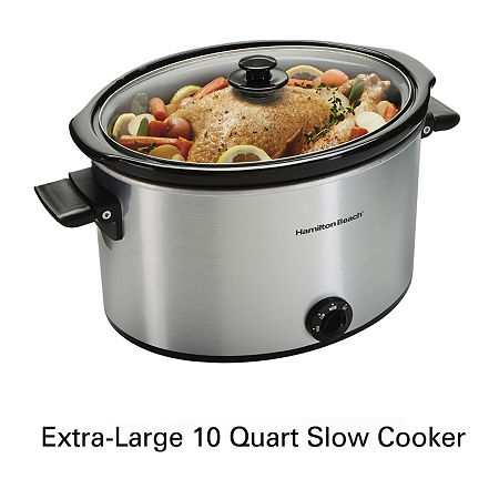 Click here for Hamilton Beach 10 Quart Slow Cooker - 33190FG - Si... prices