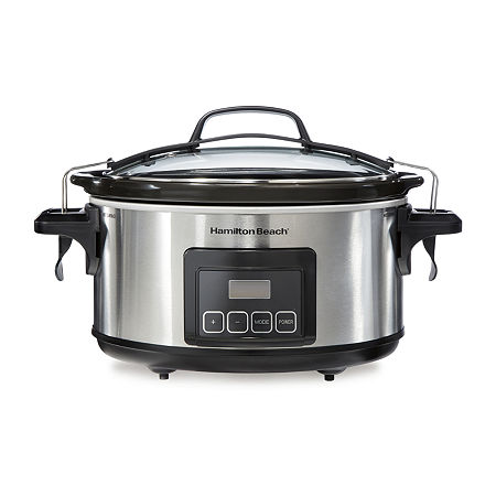 Hamilton Beach Programmable Stay or Go 6 Qt. Slow Cooker - 33561 - Stainless