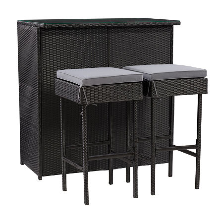 Click here for Parksville Collection 3-pc. Patio Bar Set  One Siz... prices