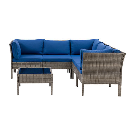 Click here for Parksville Patio Collection 6-Piece Sectional with... prices